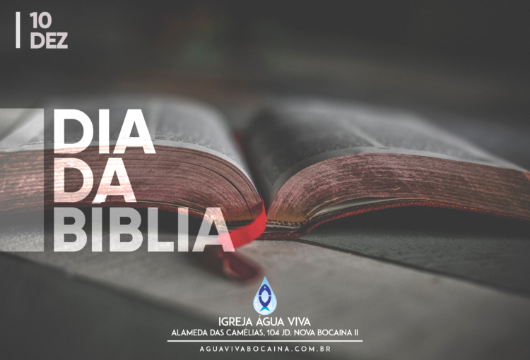 Dia da Bíblia – Igreja Água Viva